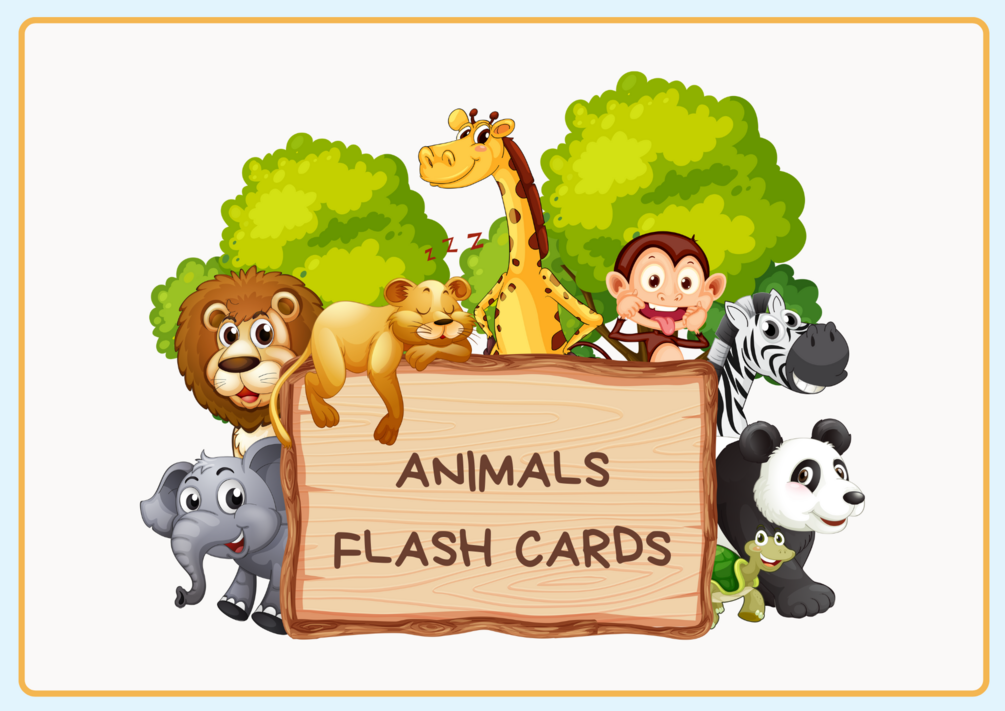 Toddler Flash Cards - Animal Collection