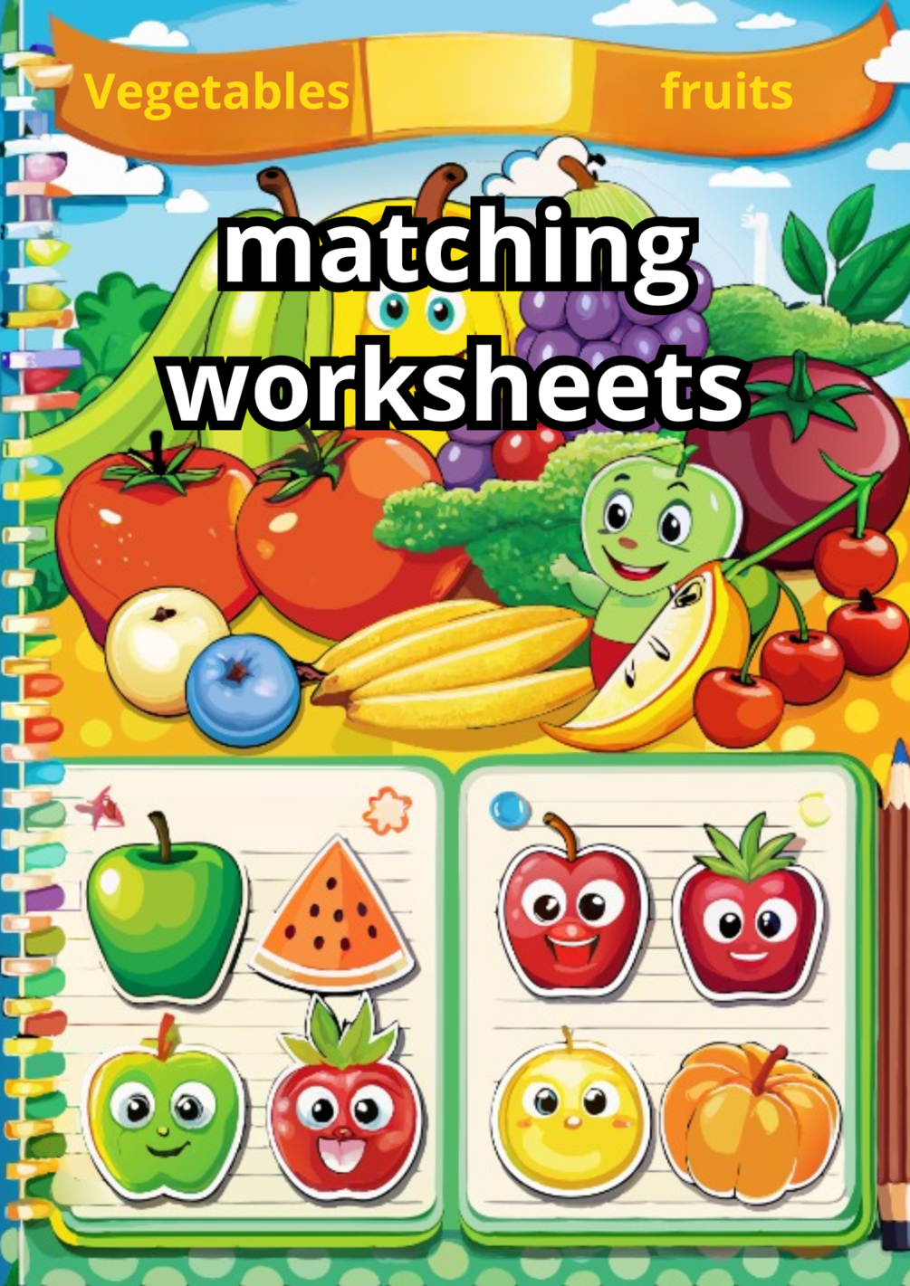 Child Development Activities: Fun Matching Worksheets for Preschool and ...