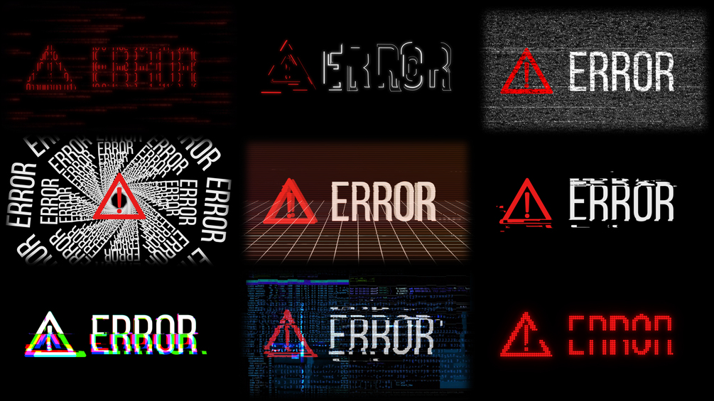 Error - Free Stock Error, Copyright Free Error, 4k, 5-seconds Error, Error