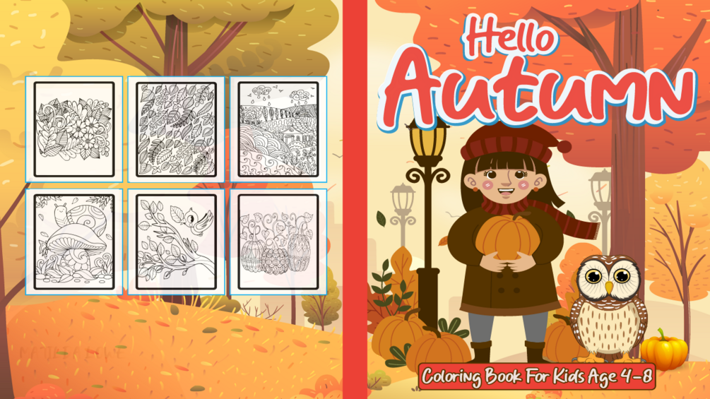 Autumn Activity Book for Kids ages 4-8