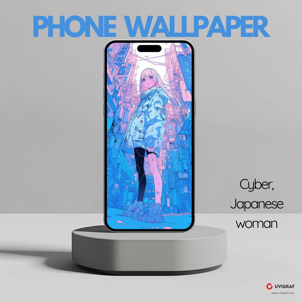 Free 4K MOBILE WALLPAPER PACK (Cyber, Japanese woman)