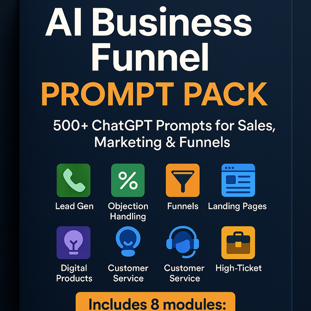 AI Business Prompts Pack 500+ ChatGPT Scripts to Grow and Automate Your ...