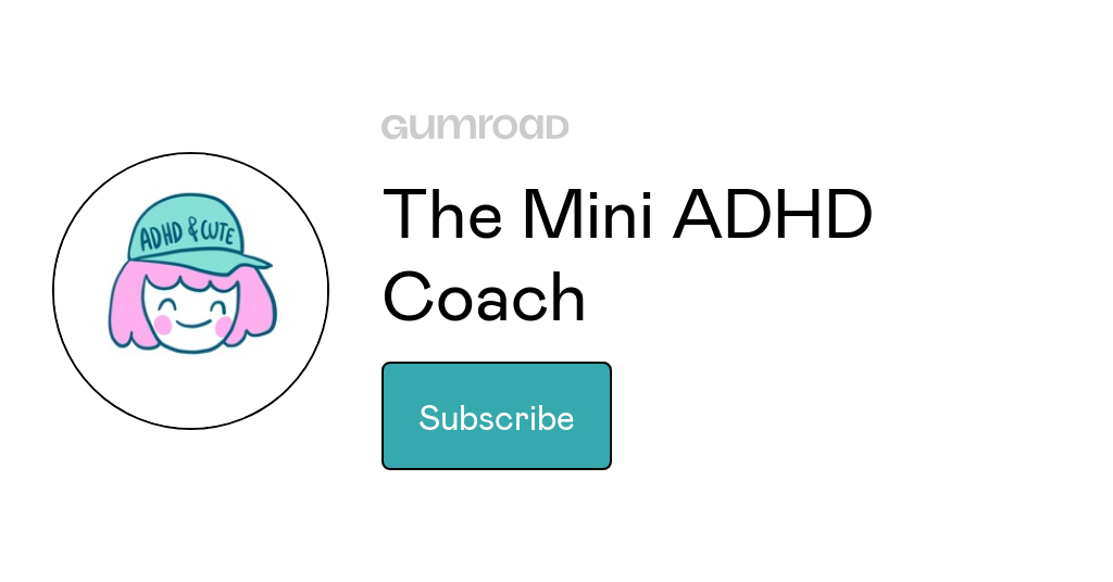 The Mini ADHD Coach