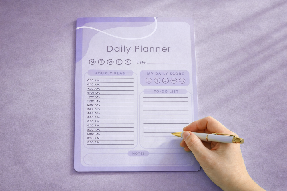 Soft Pastel Productivity Planner – Lavender | Printable & Undated | A4 ...