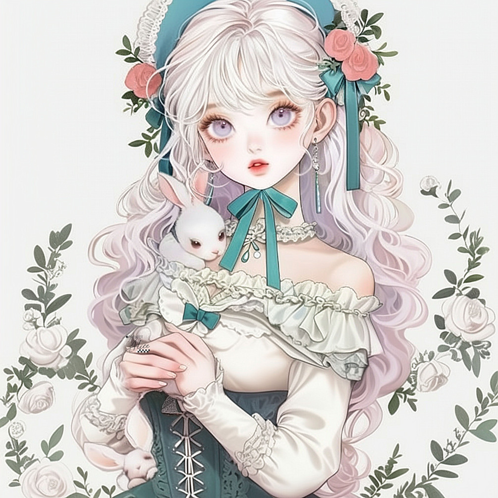 Coloring pages - PROJECT ALICE IN WONDERLAND #6 (Digital Download)