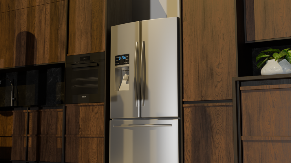 3D Fridge - Blender 4.1