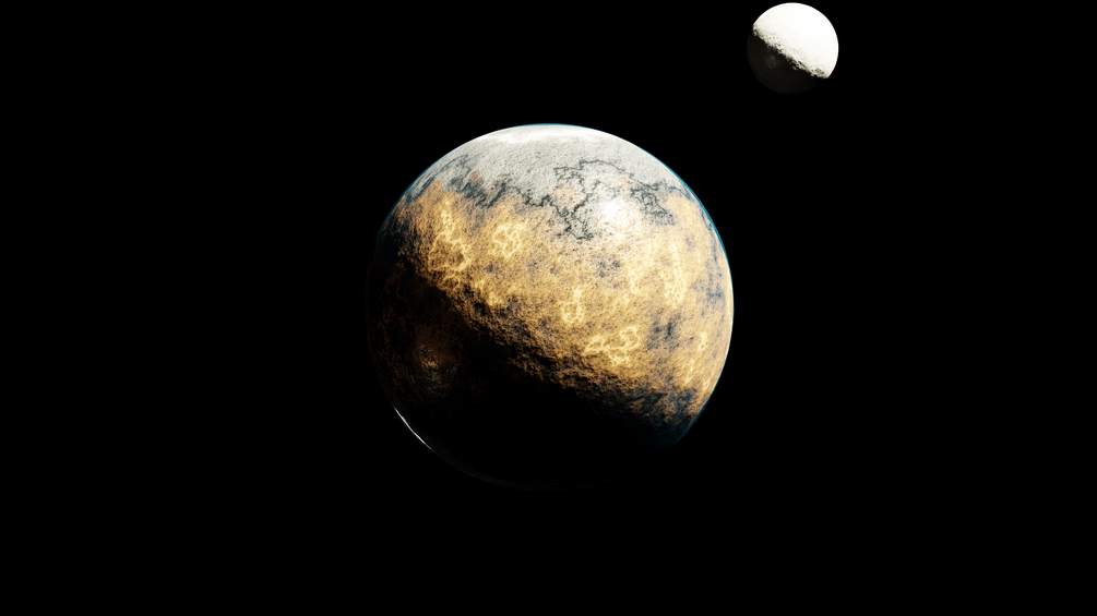 Abstract Procedural Planet For Blender