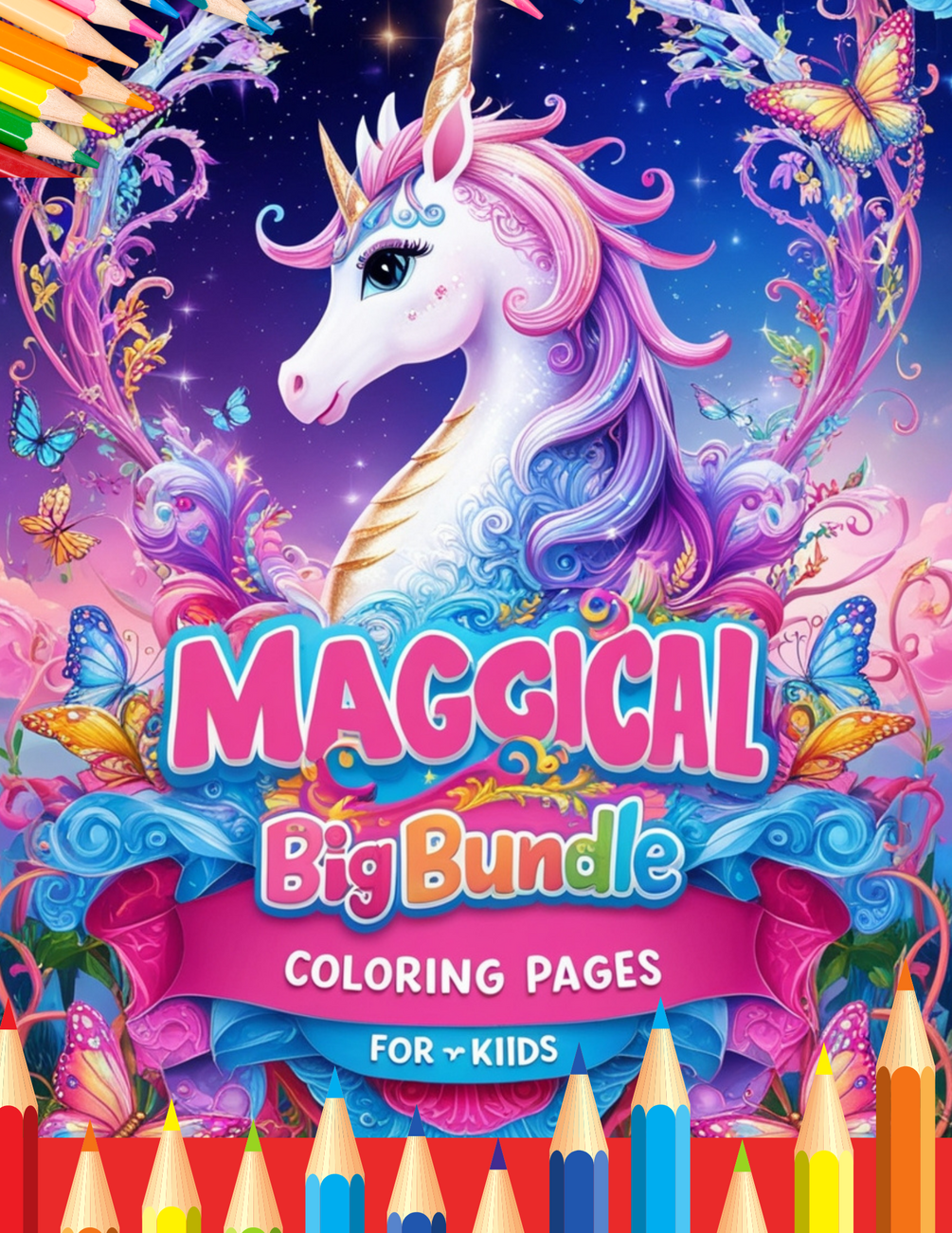 Big Bundle Coloring Pages for Kids
