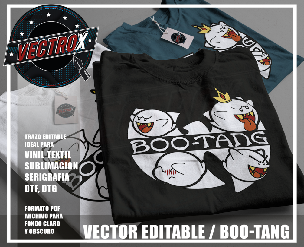 Vector Editable - Boo Tang