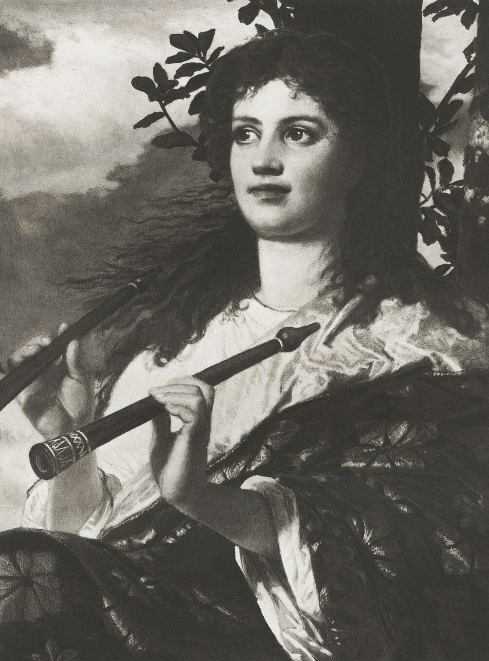 Muse of Anacreon created by Arnold Bocklin