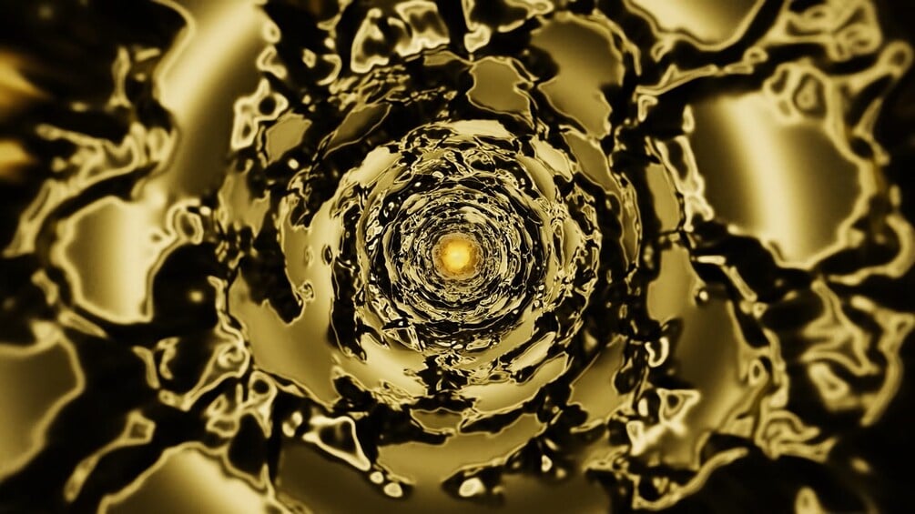 Gold Tunnel VJ Loop (1080p DXV & H264)