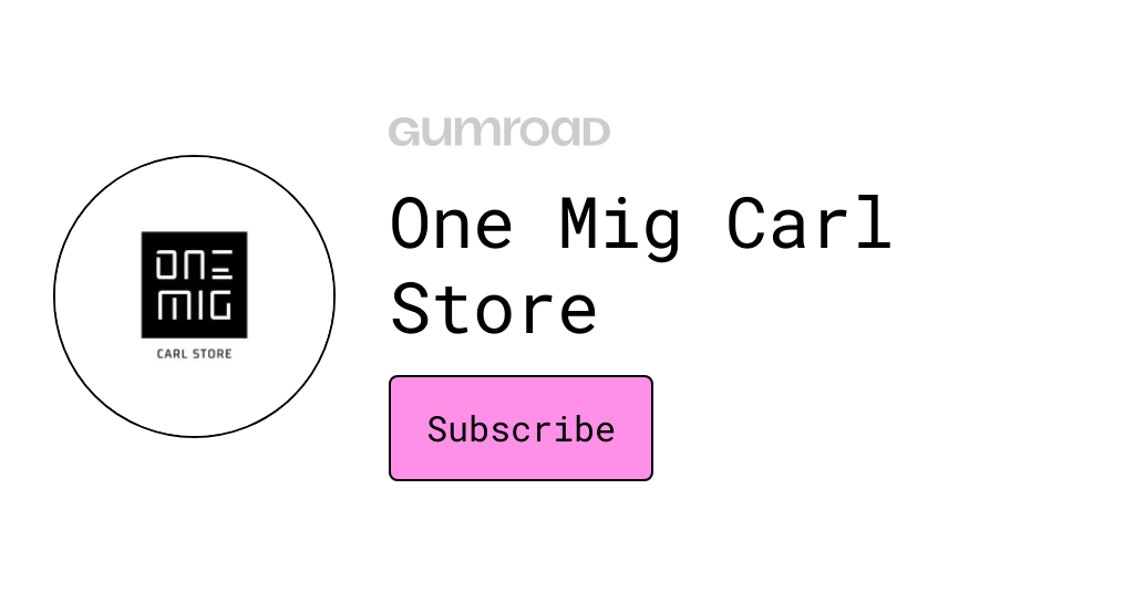 One Mig Carl Store