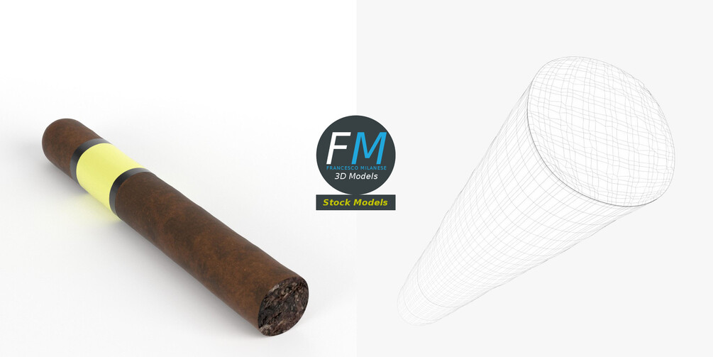 3D MODEL - Cigar