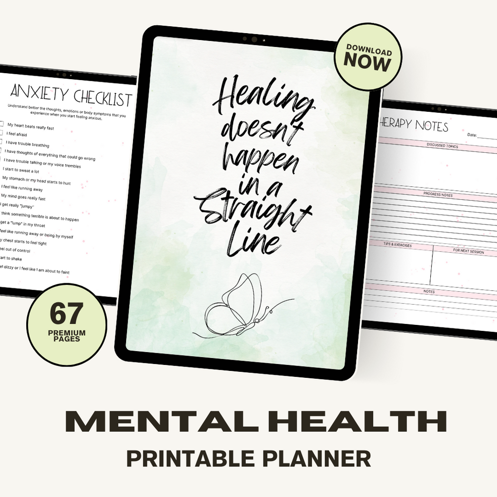 The Ultimate Mental Health Planner: Healing does not happen in a ...