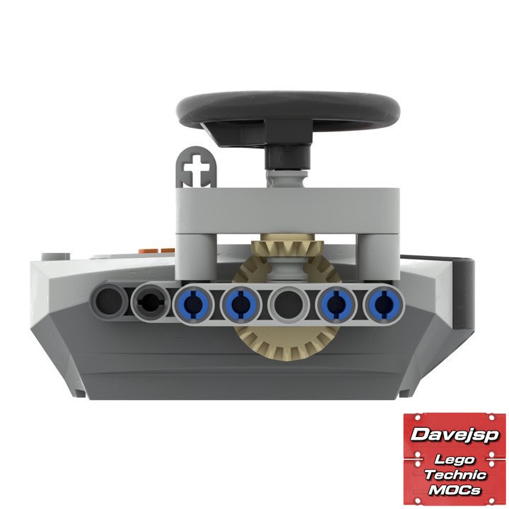 Lego Technic Power Functions IR remote steering MOD - FREE building ...