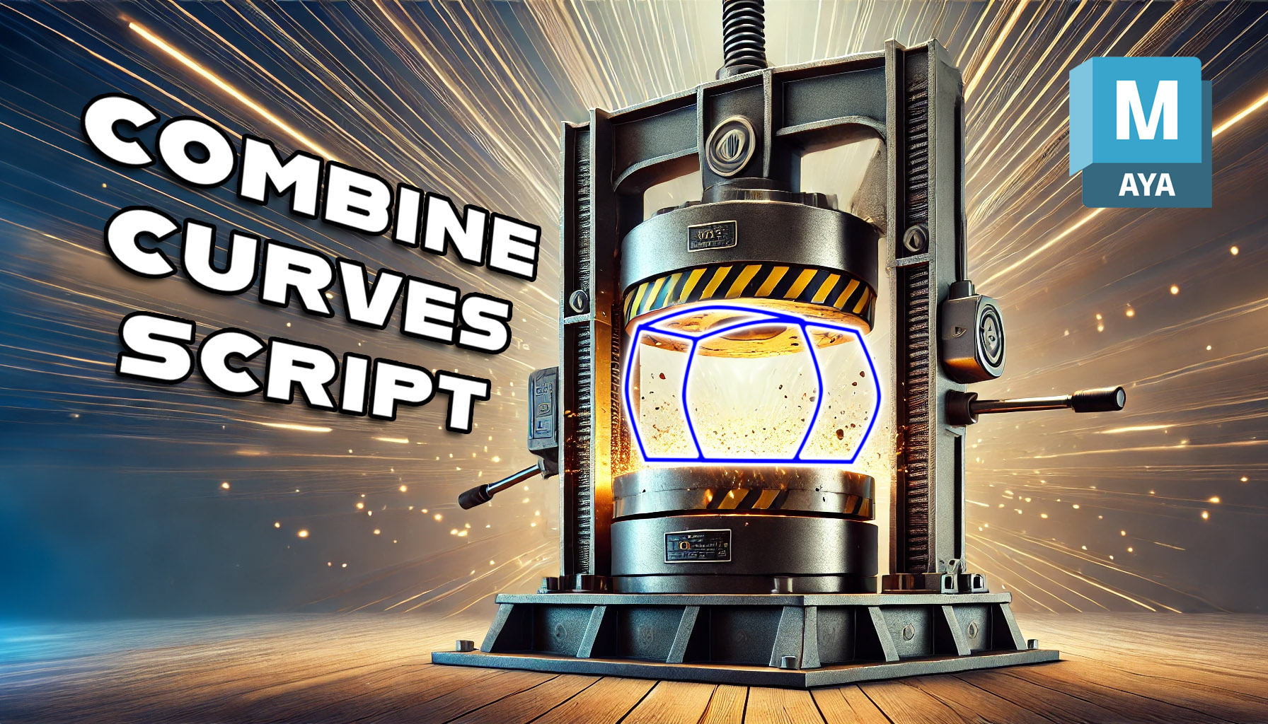 Free Maya Script: Combine Nurbs Curves - Animators Journey