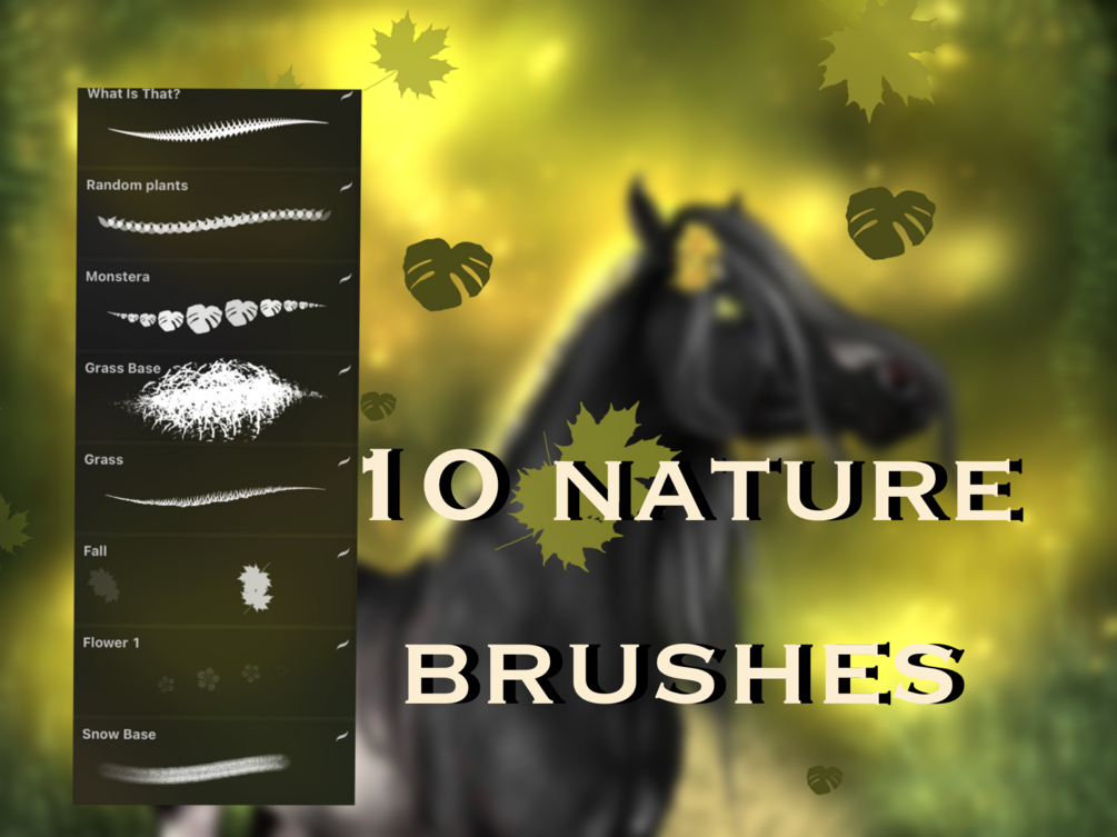 10 nature brushes 🌿