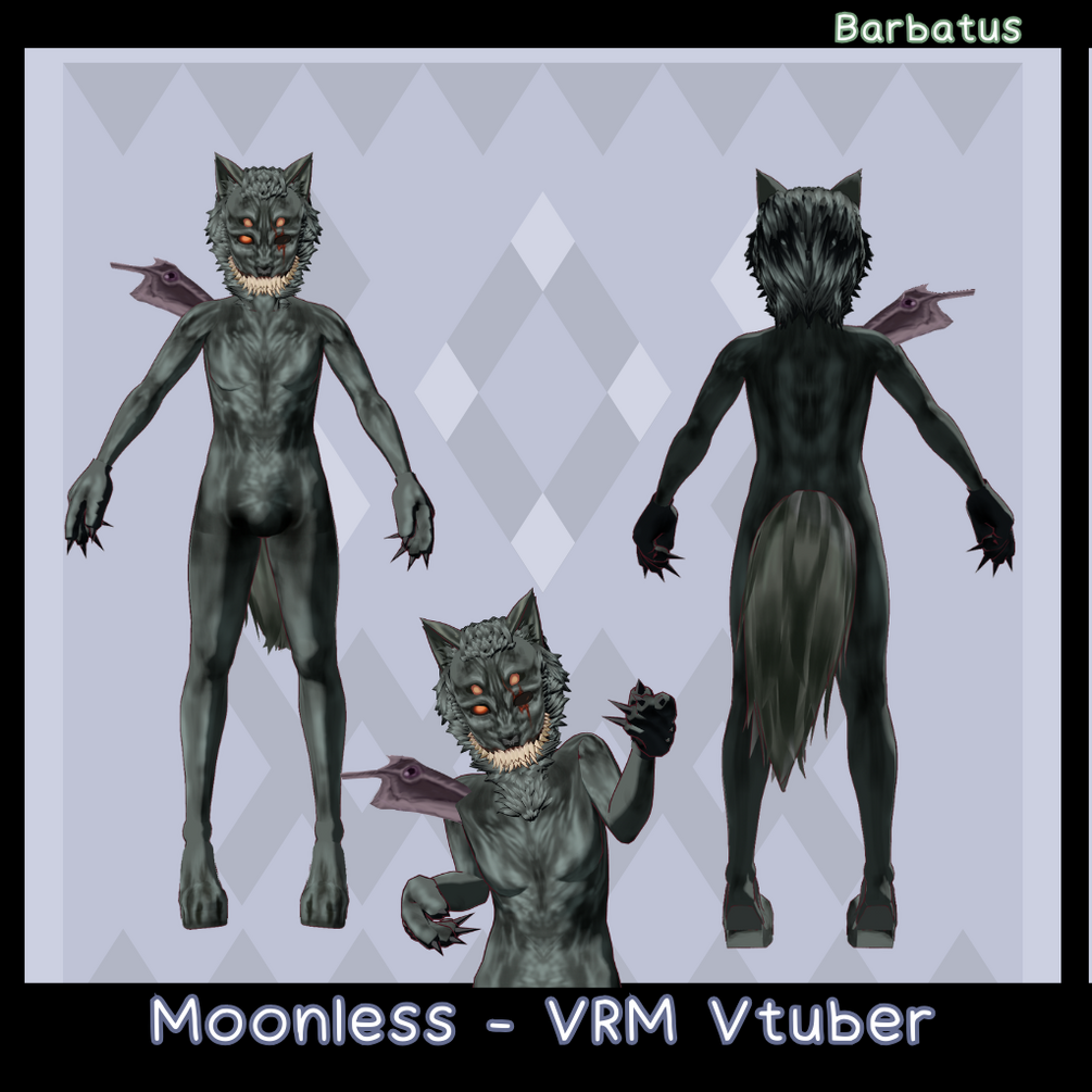 Moonless VRM model (Fear and hunger)