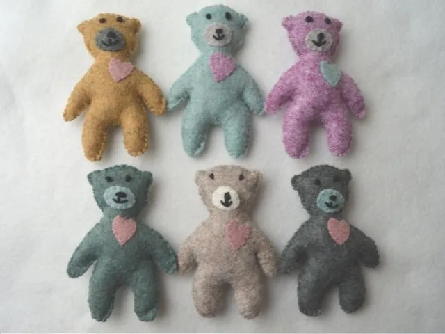 Free Mini Bear Sewing Pattern for Stuffed Animal