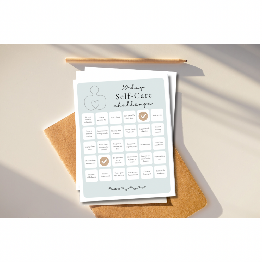 30-Day Mindfulness Challenge & Journal Pages