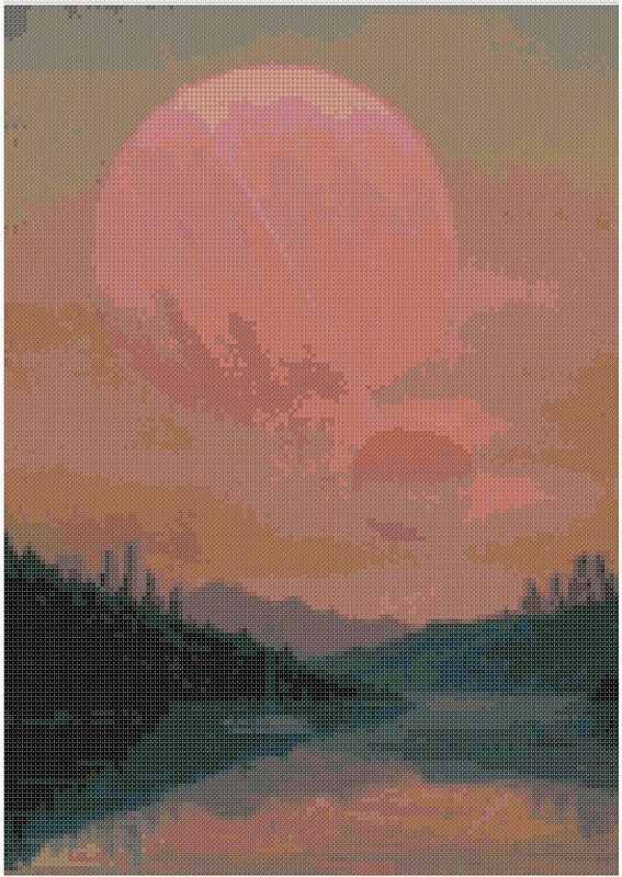 cross stitch pattern Gwt-053c