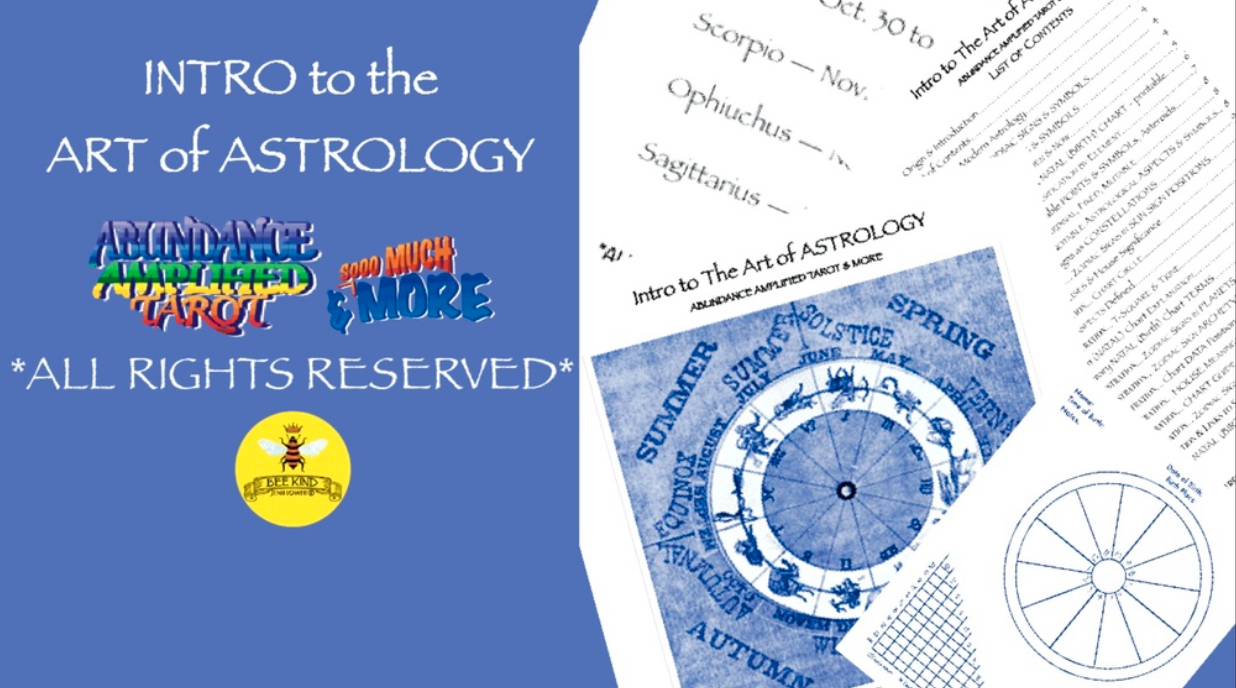 INTRO to the ART of ASTROLOGY