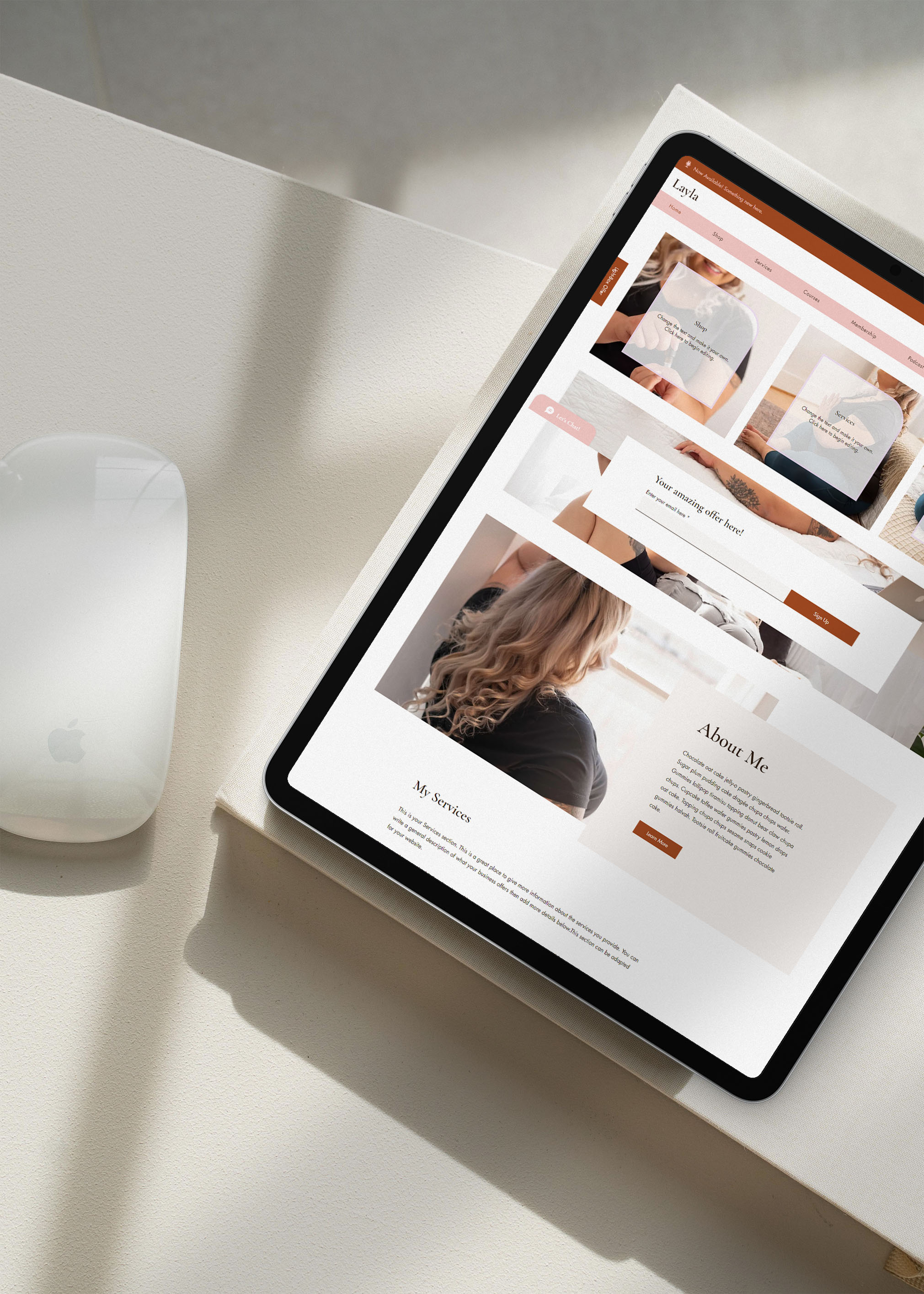 Layla Wix Website Template