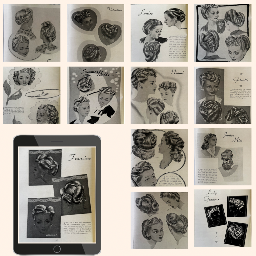 1950s Hairstyles and Beauty Guides - 2 vintage ebooks | Retro Hair ...