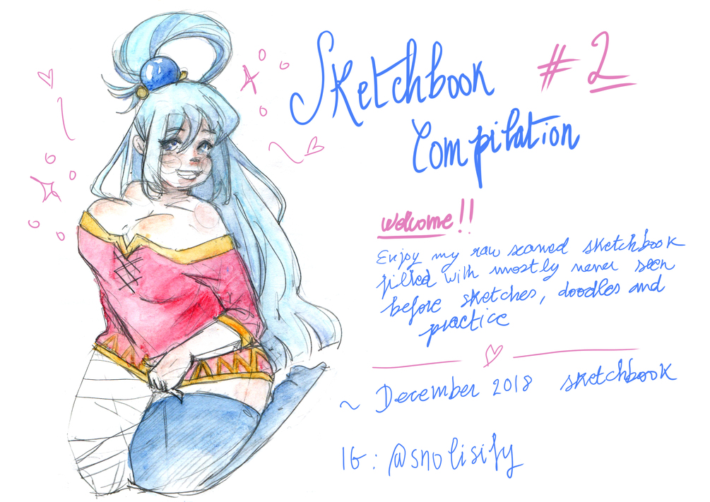Sketchbook compilation #2 December 2018