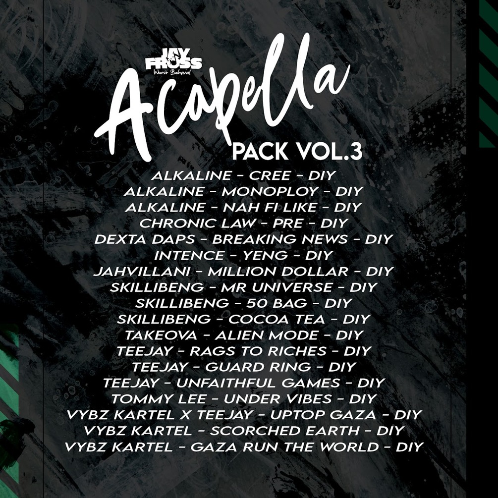 Jay Fross - Acapella Pack Vol. 3 - 2020