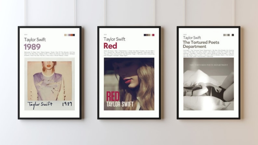 Taylor Swift Set Of 11 Album Cover Wall Art Printable Posters - Taylor ...