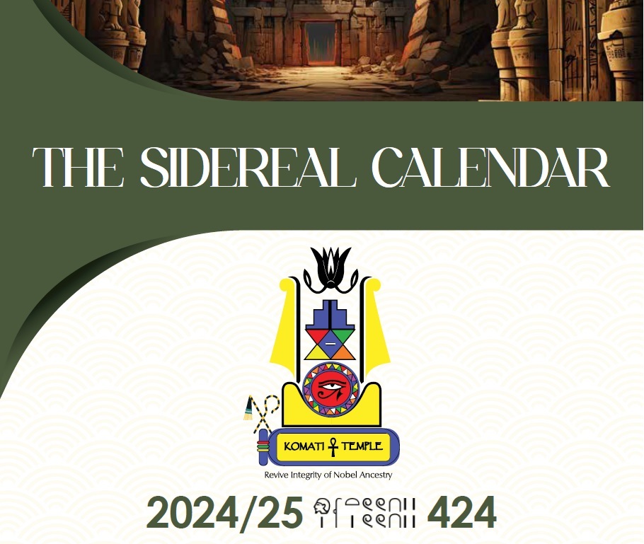 Kemetic Year 424 Sidereal Calendar