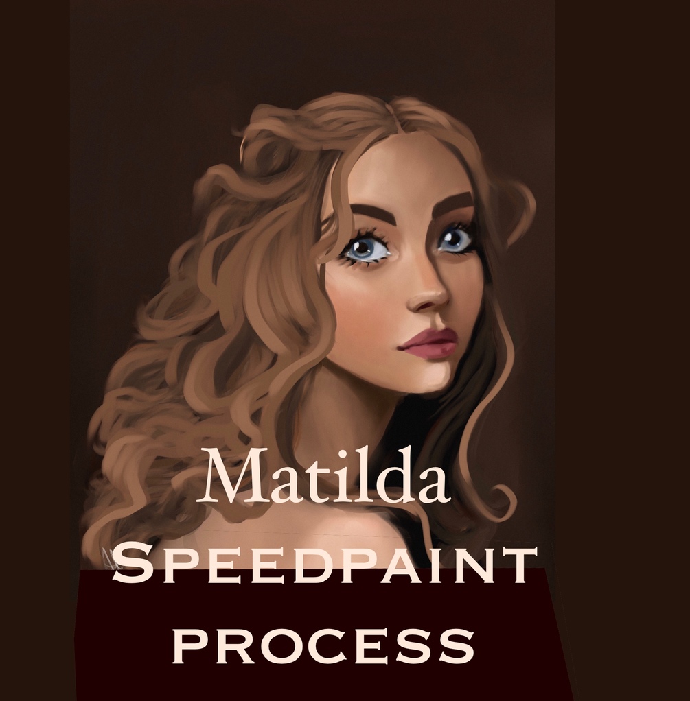 Portrait painting process speedpaint