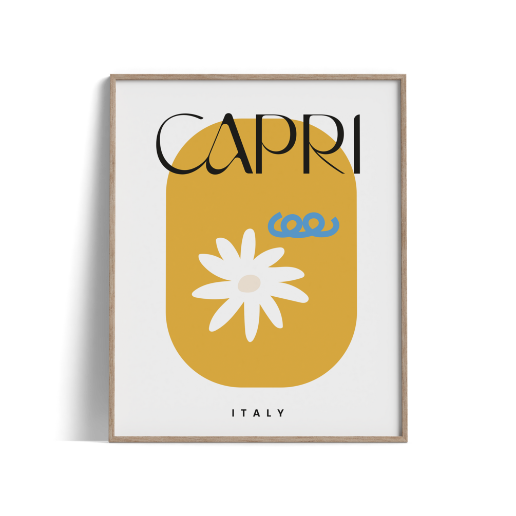 Printable Art Poster "Capri"