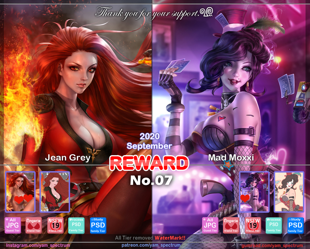 No.7 REward (Jean Grey,Mad Moxxi)