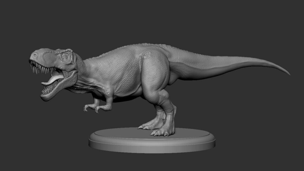 T-Rex Model for 3D print