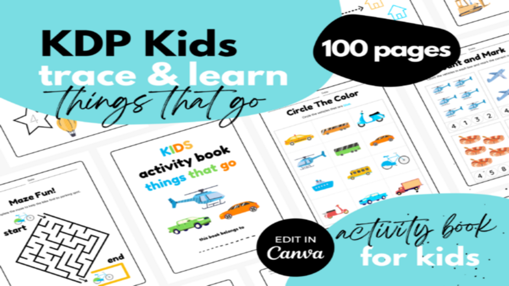 Kids Tracing Activities ♥ Things That Go