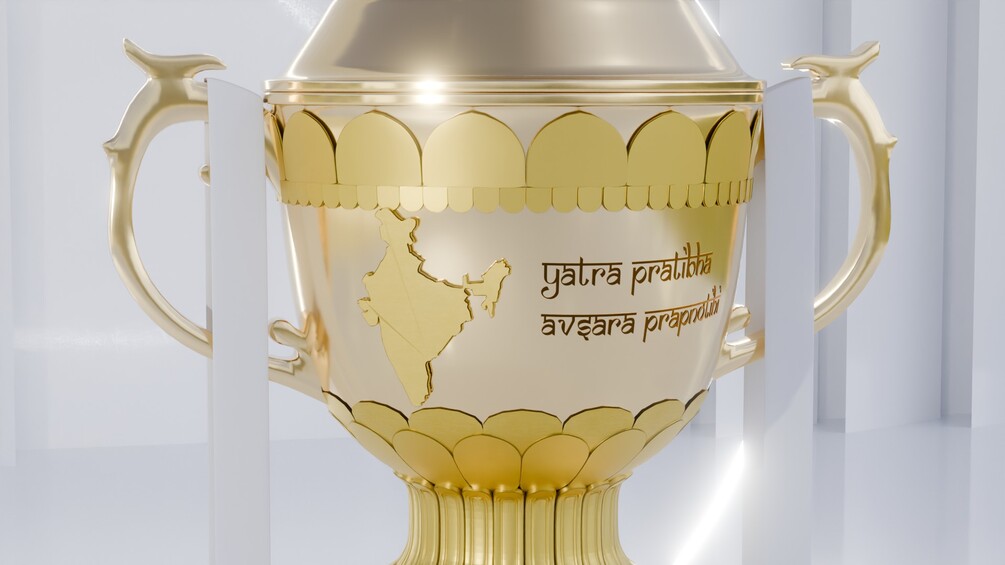 IPL Trophy 3D Model