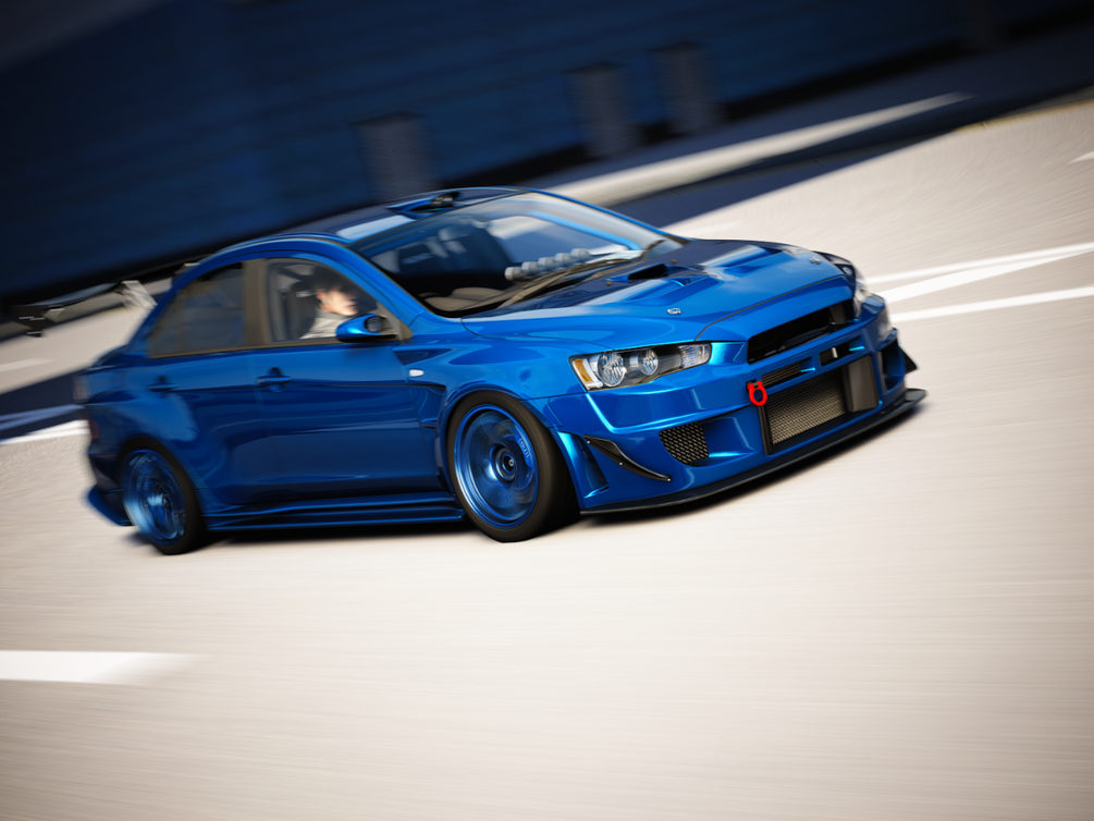 Mitsubishi Lancer Evolution X Sunline Racing Drift mod for Assetto Corsa