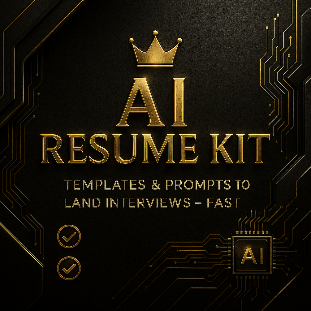 AI Resume Kit – Land Interviews Faster with Smart Templates