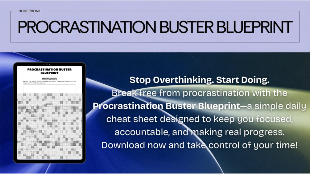 Procrastination Buster Blueprint