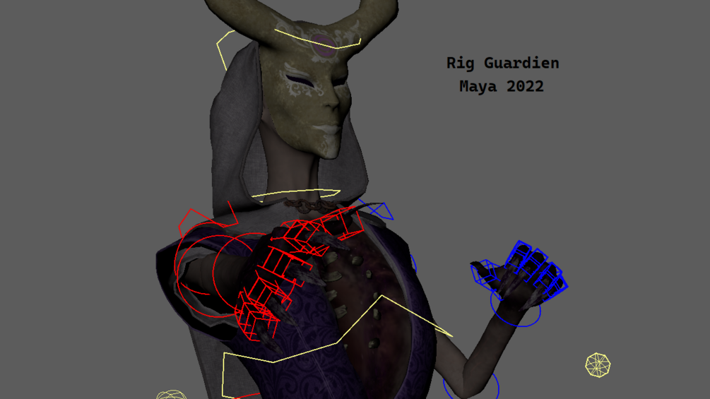 Rig Guardien pour maya 2020+