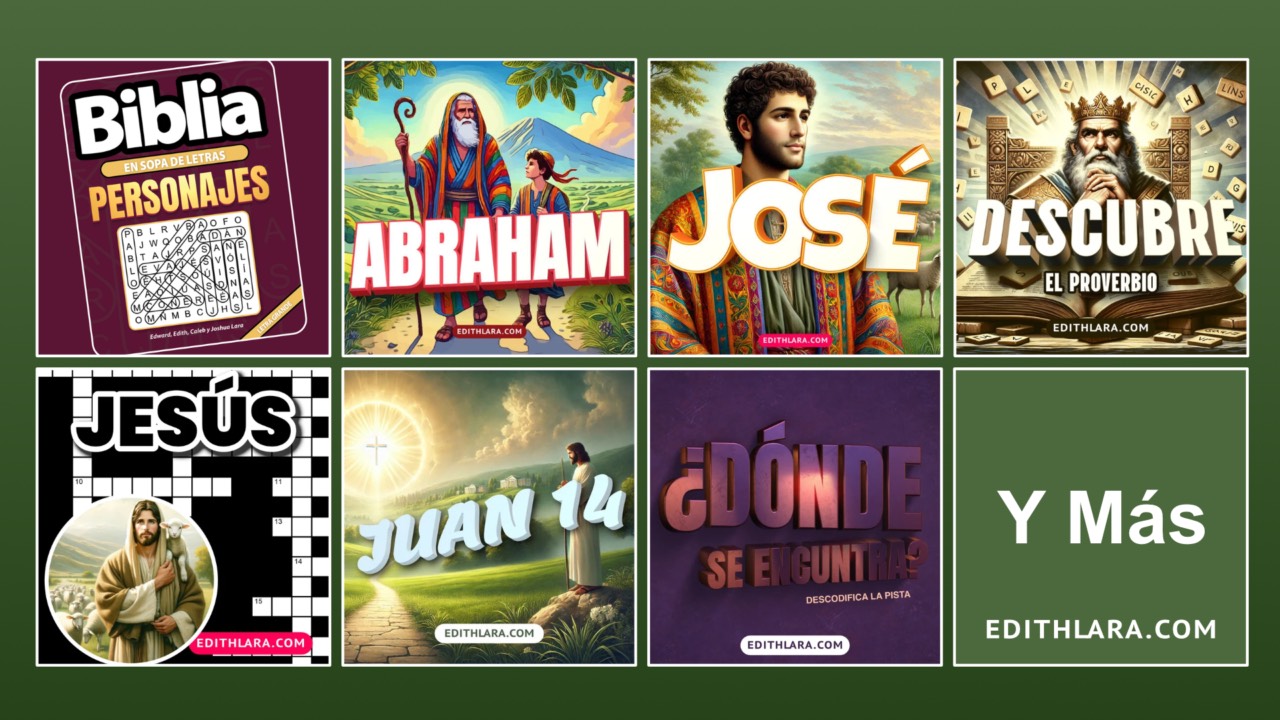 📣 Paquete de juegos Bíblicos [17 juegos] 🎉 - Edith Lara