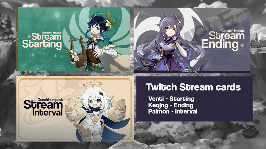 Genshin Impact - Twitch Stream Cards