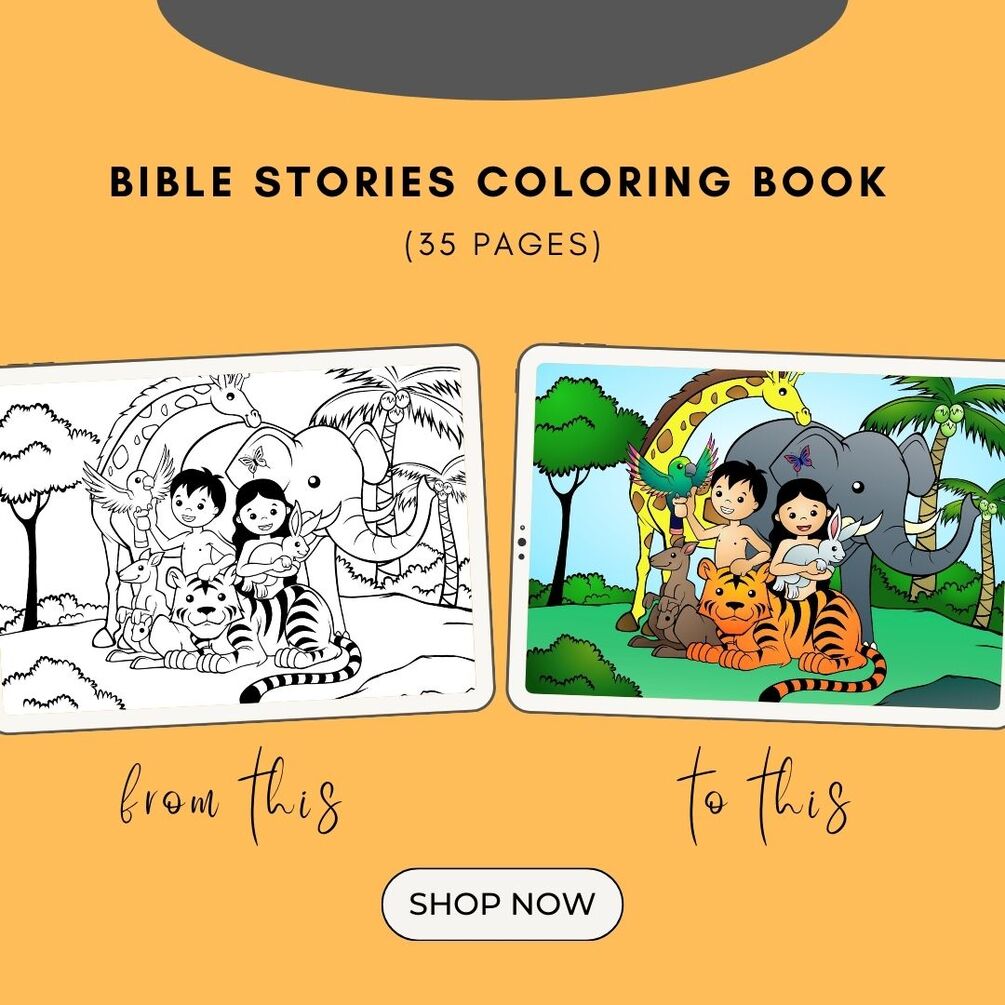 COLORING BOOK- BIBLE STORIES