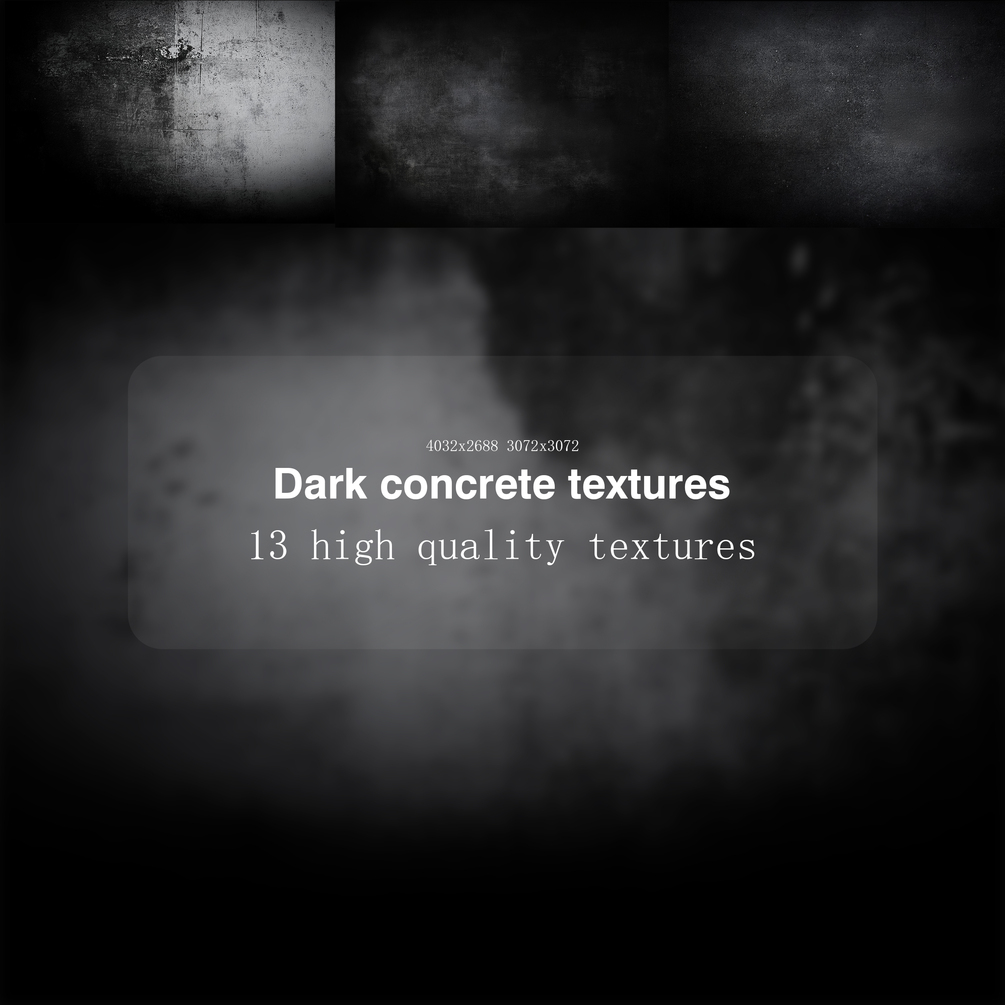 Dark concrete textures