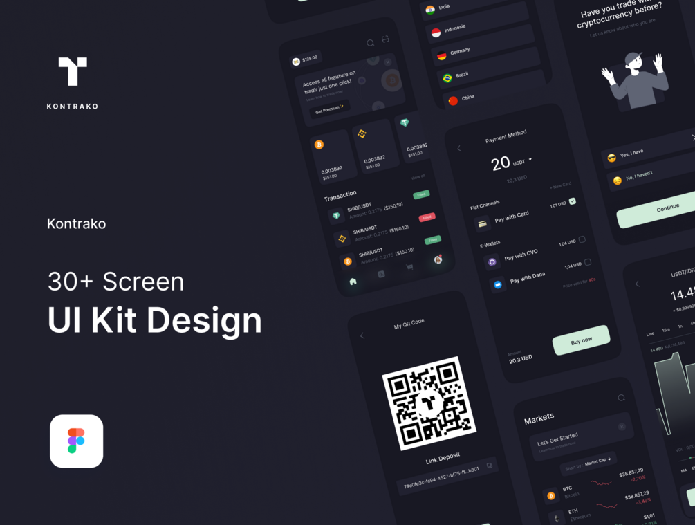 Tradlr - Trading UI KIT📈