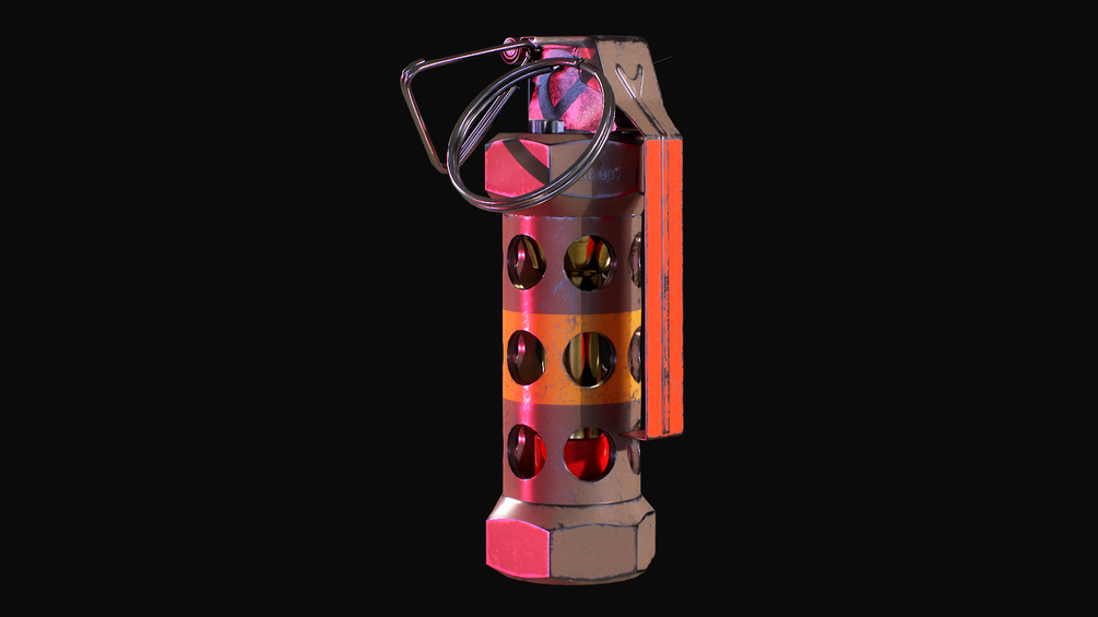 Stun Grenade Game-ready Asset