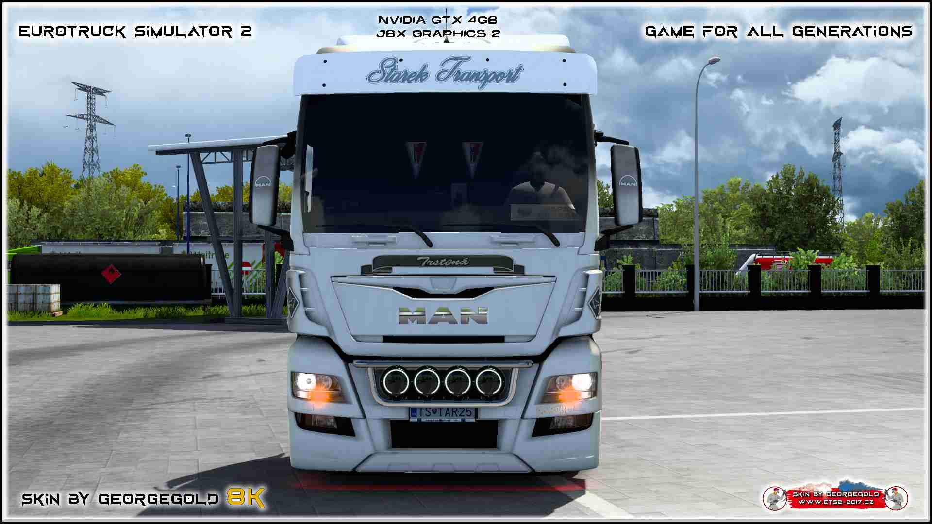 ETS2 Skin Man TGX E6 Starek Transport