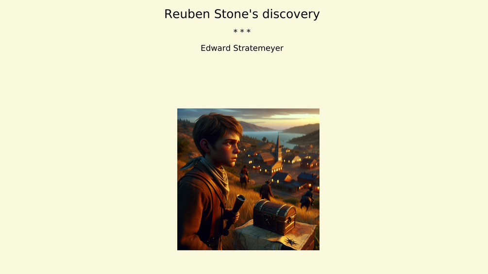 Reuben Stone's discovery